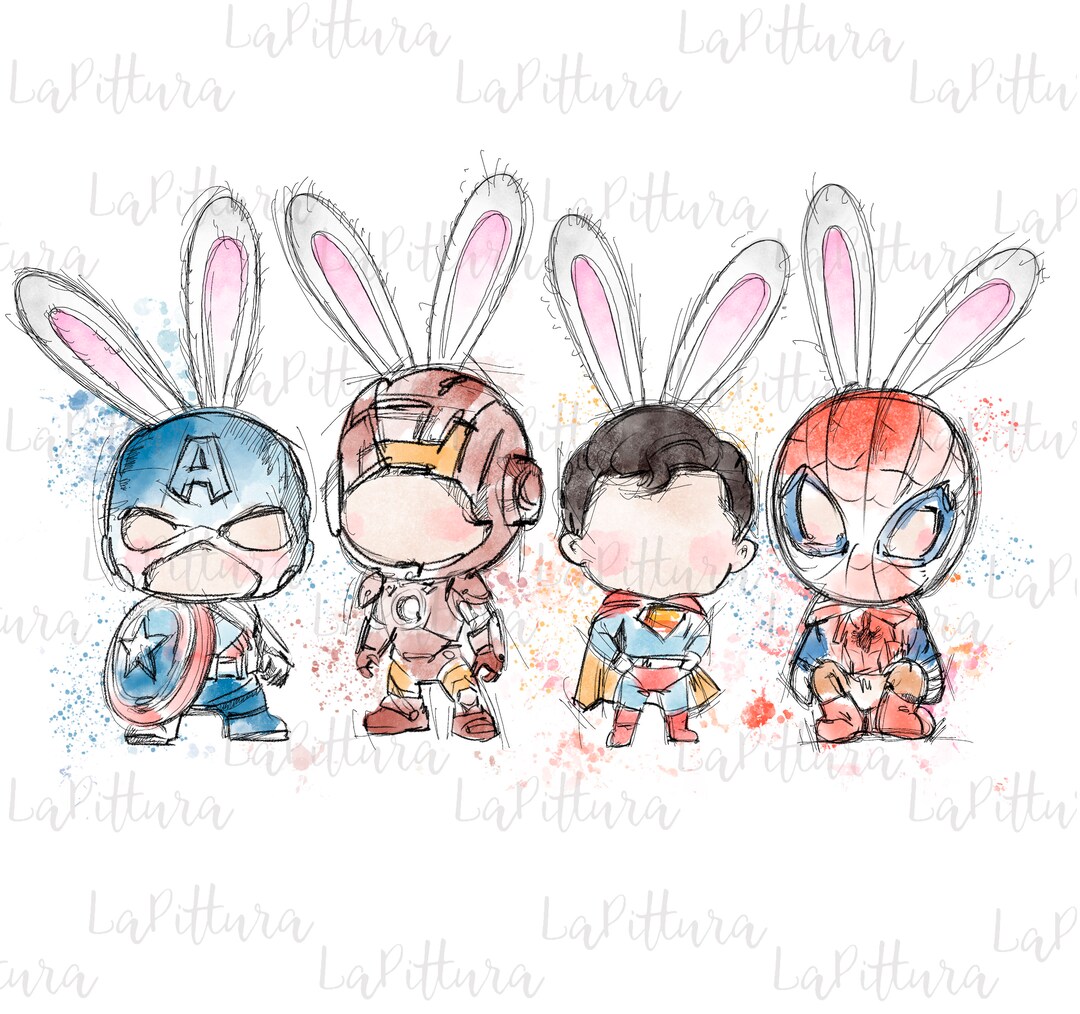 Watercolor Easter Boys PNG, Boys Clipart, Easter Bunny Boys Clipart ...
