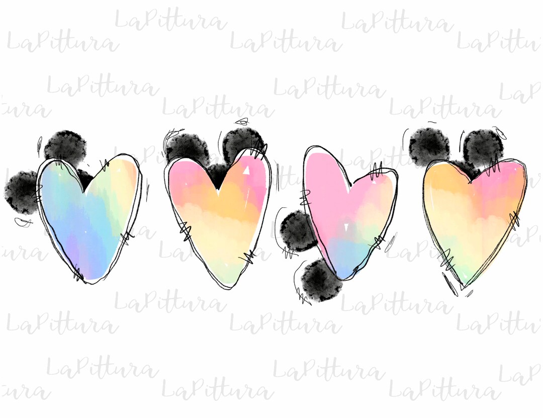 Valentines Watercolor Clipart, Valentine's Day PNG, Love Clipart Png ...