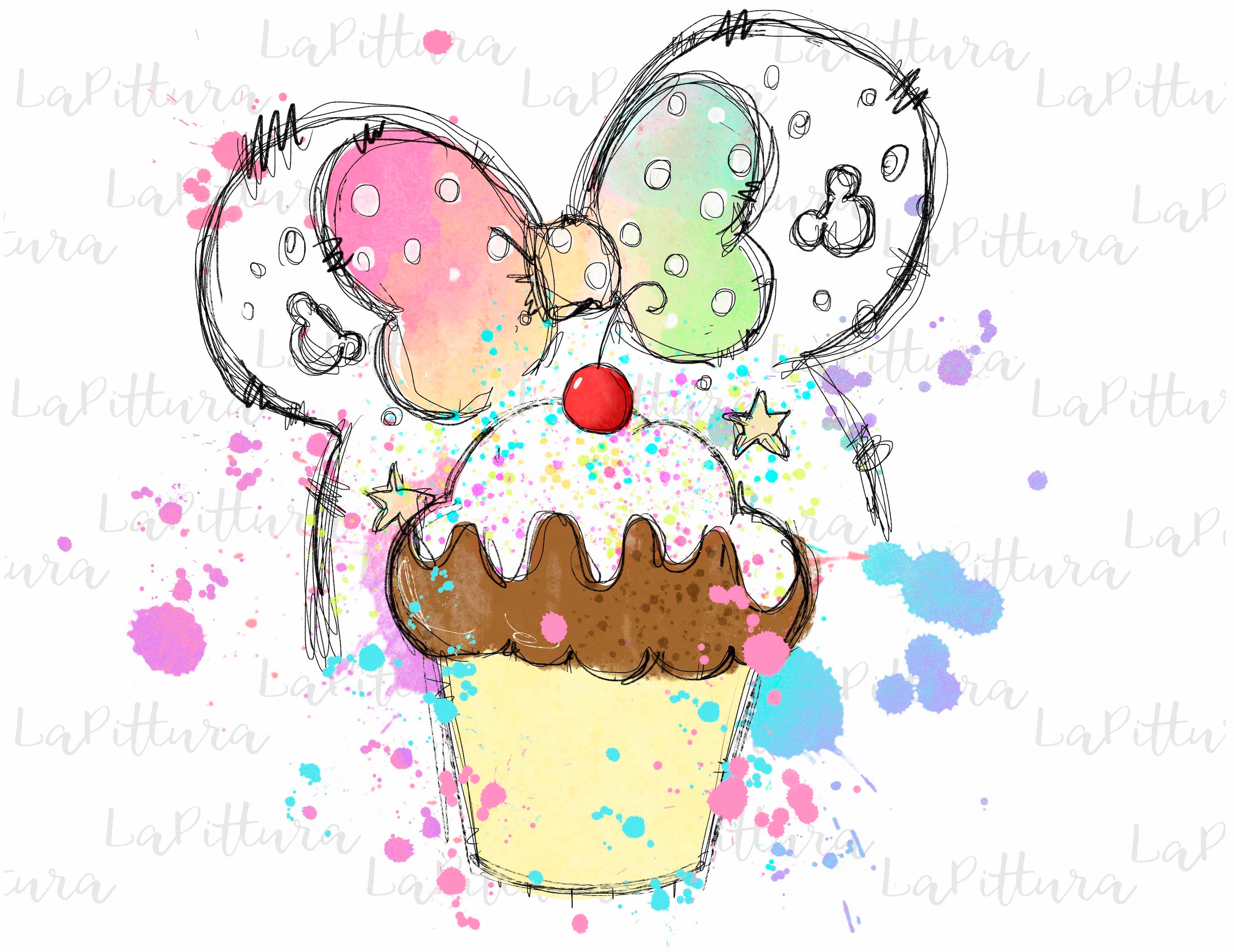 Watercolor PNG Birthday Design Clipart Printable Digital - Etsy