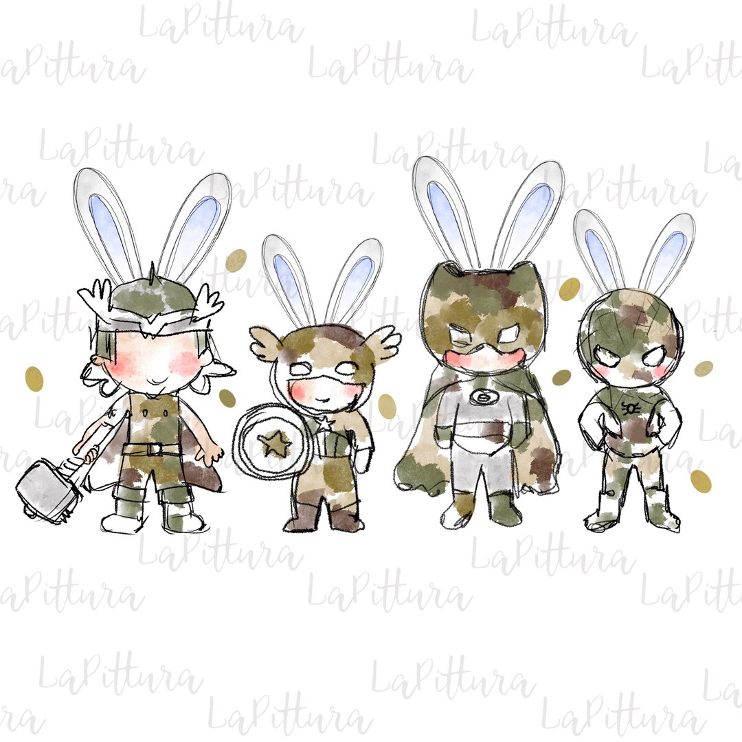 Watercolor Easter Egg Hunter Png, Boys Clipart, Easter Bunny Boys ...