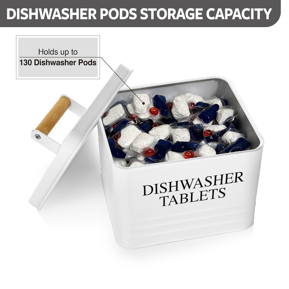 Dishwasher Detergent Pods Container Modern Farmhouse Kitchen - Etsy