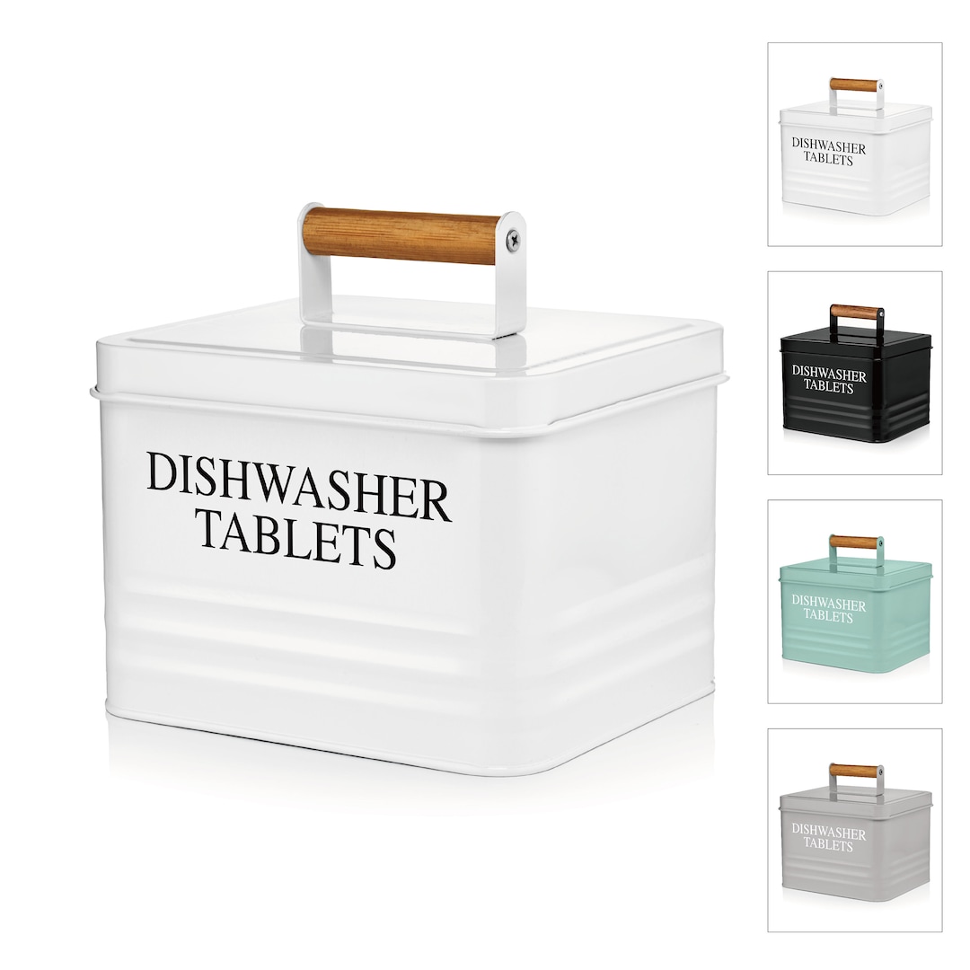 Dishwasher Detergent Pods Container, Modern Farmhouse Kitchen Home ...