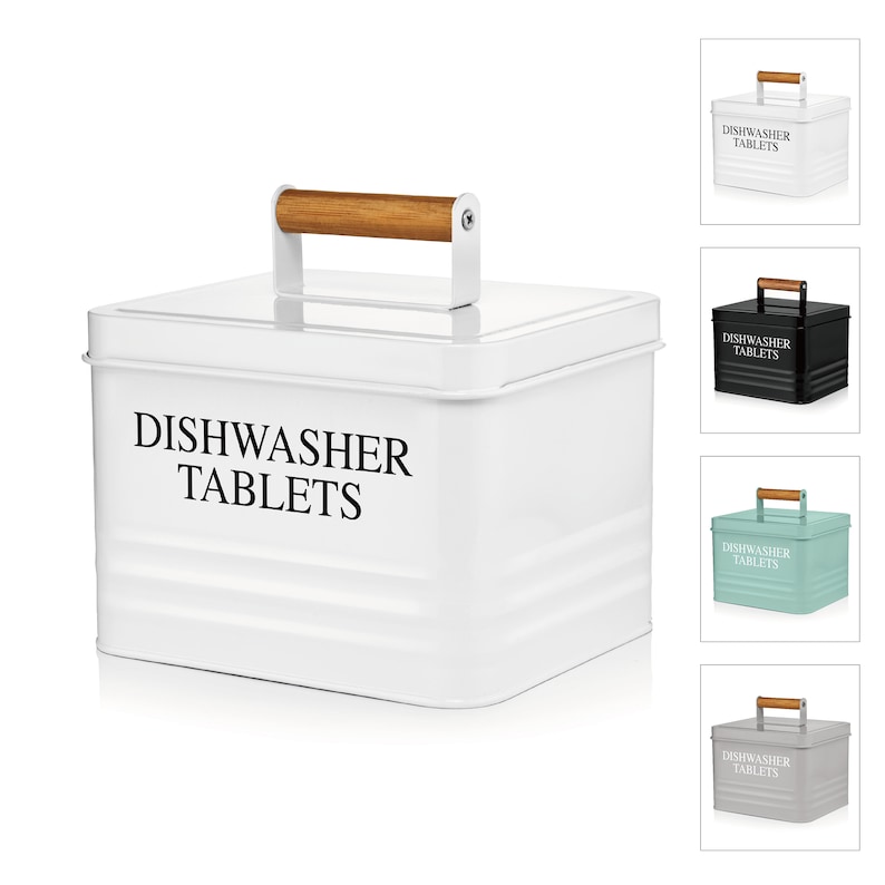 Dishwasher Detergent Pods Container, Modern Farmhouse Kitchen Home ...