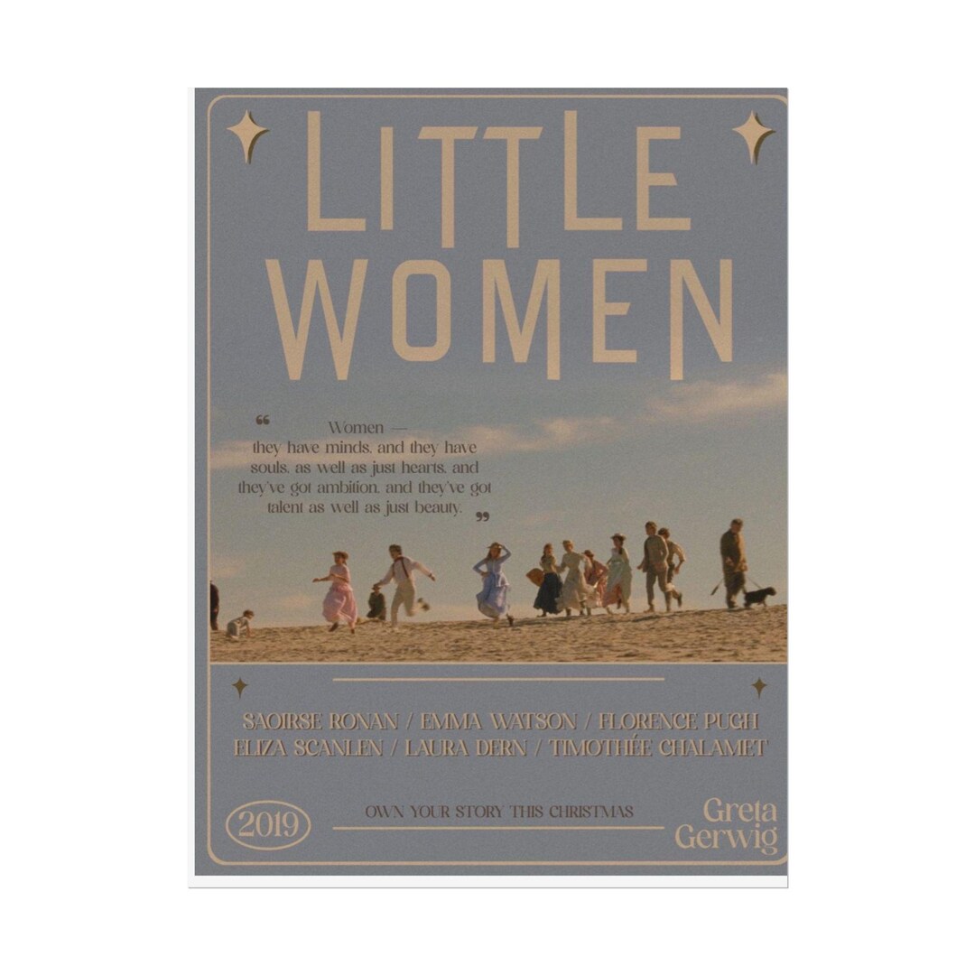 Rolled Posters, Little Women Movie Poster, Wall Art Decor, Vintage Home ...