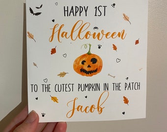 Happy Halloween Card - Etsy