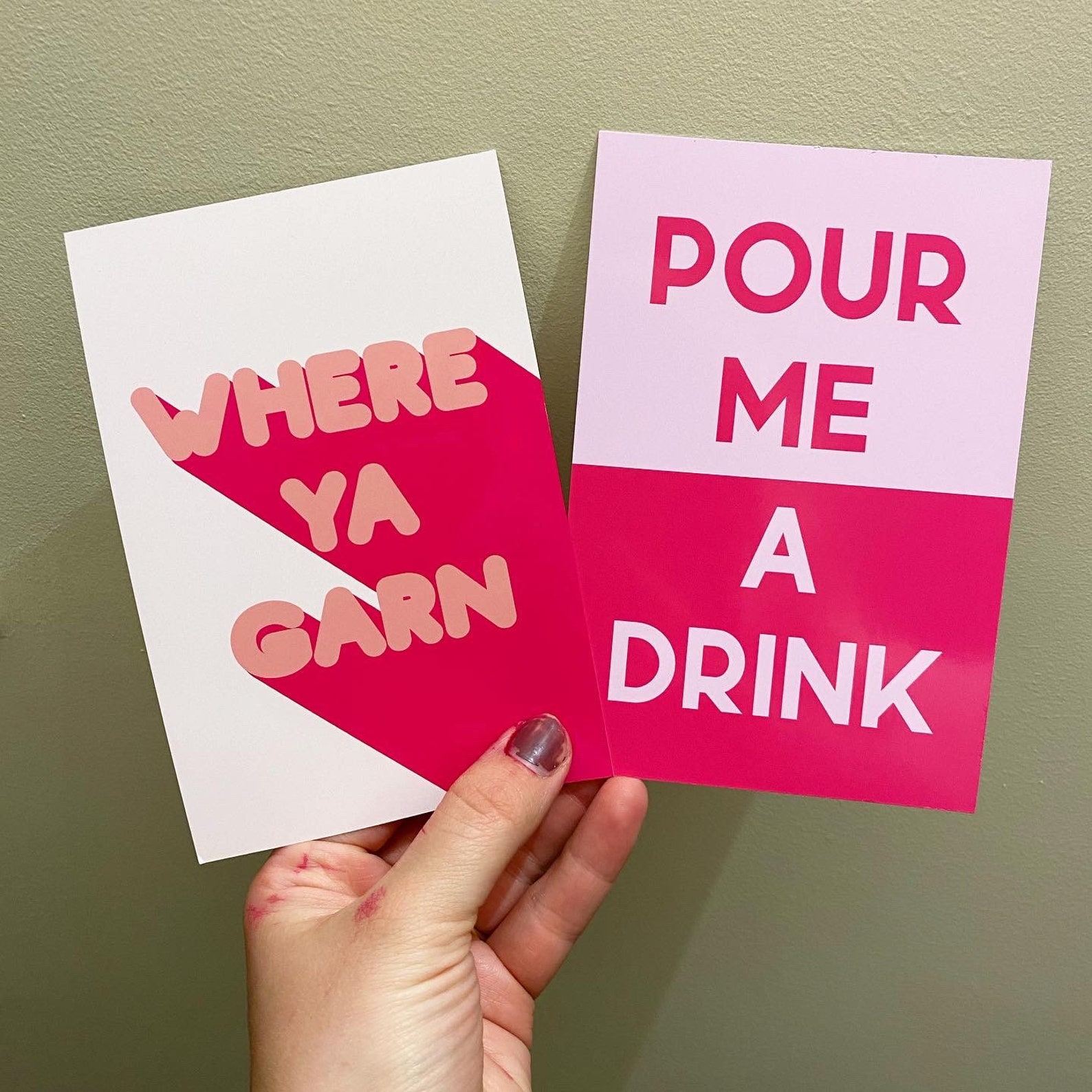 Where Ya Garn Cumbrian Dialect Slang Funny Local Print Marra - Etsy