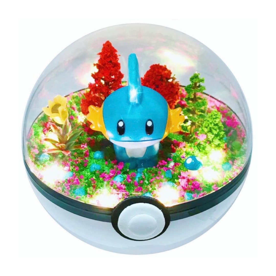 Handmade Terrarium Diorama Pokemon Pokeball Baubles Planter Proposal ...