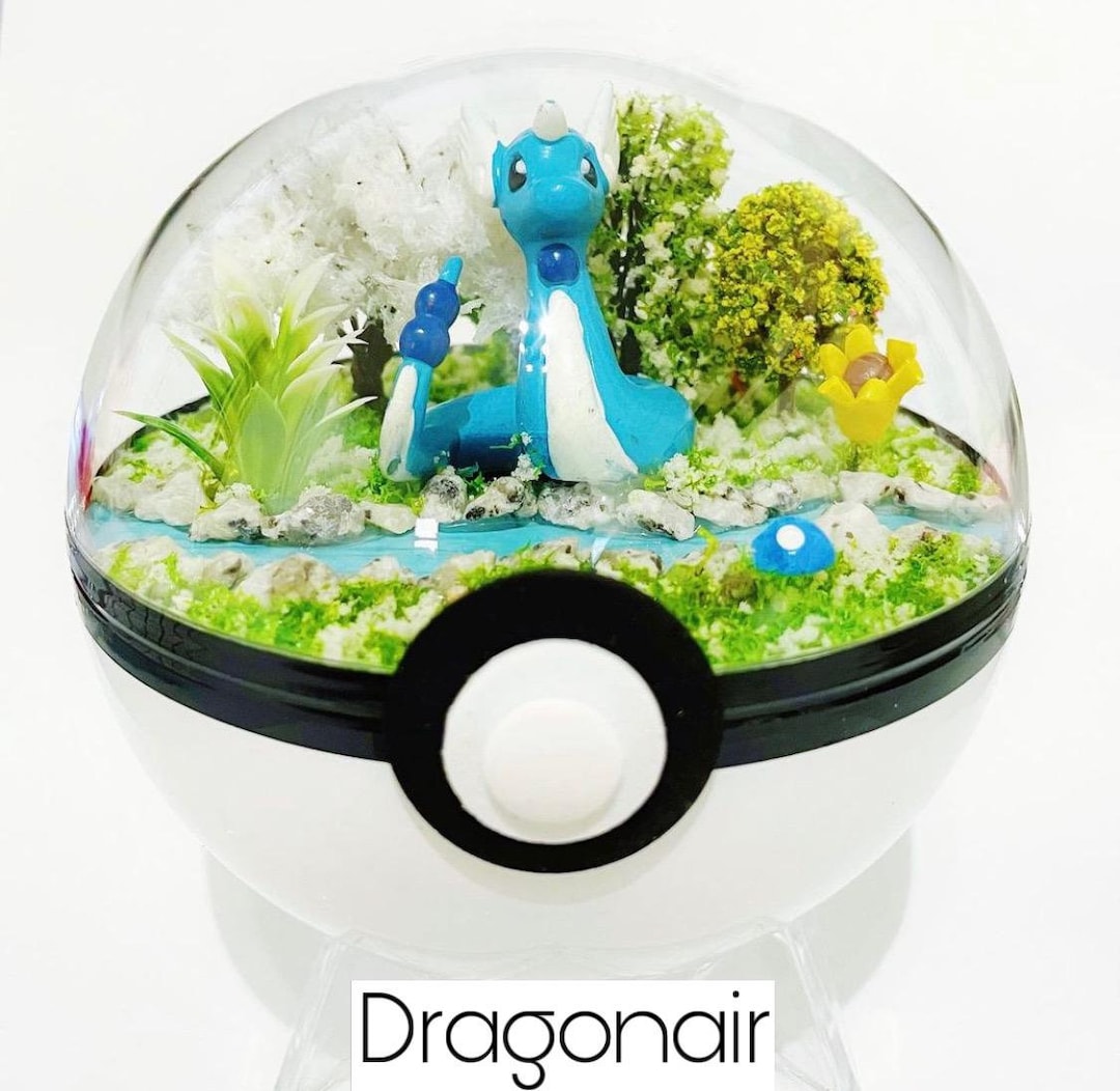 Handmade Terrarium Diorama Pokemon Pokeball Baubles Planter Proposal ...