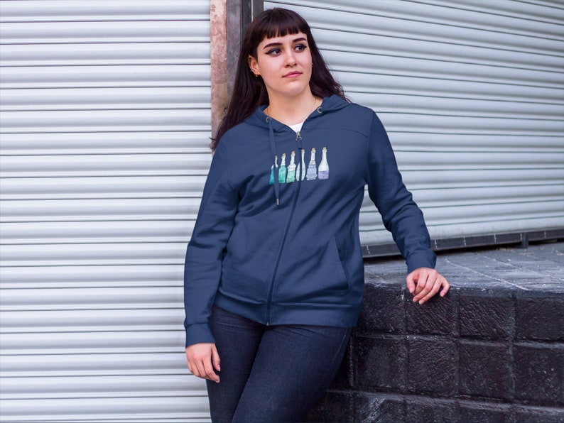 Neptunic Pride Flag Zip up Hoodie Subtle Neptunic Pride - Etsy