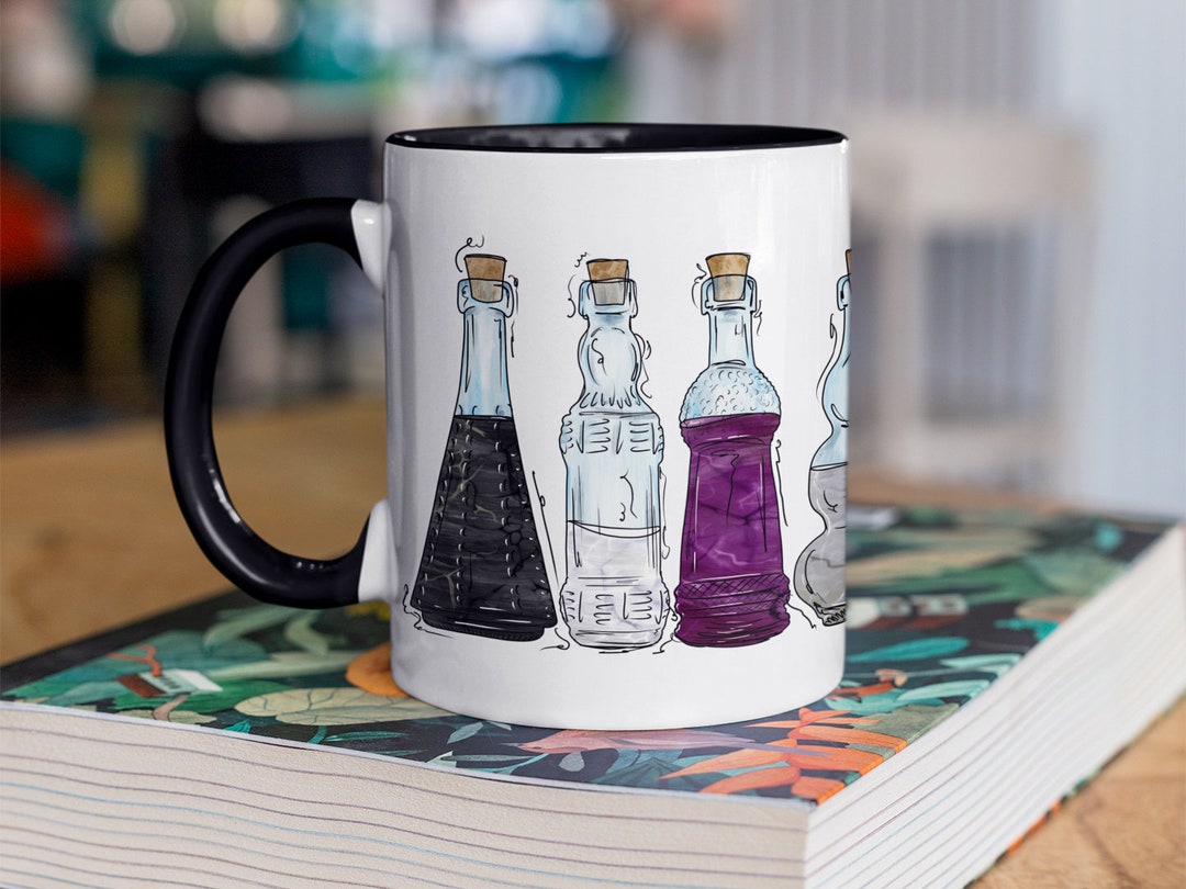 Demisexual Pride Potion Bottles Mug, Subtle Pride Decor, Demisexual ...