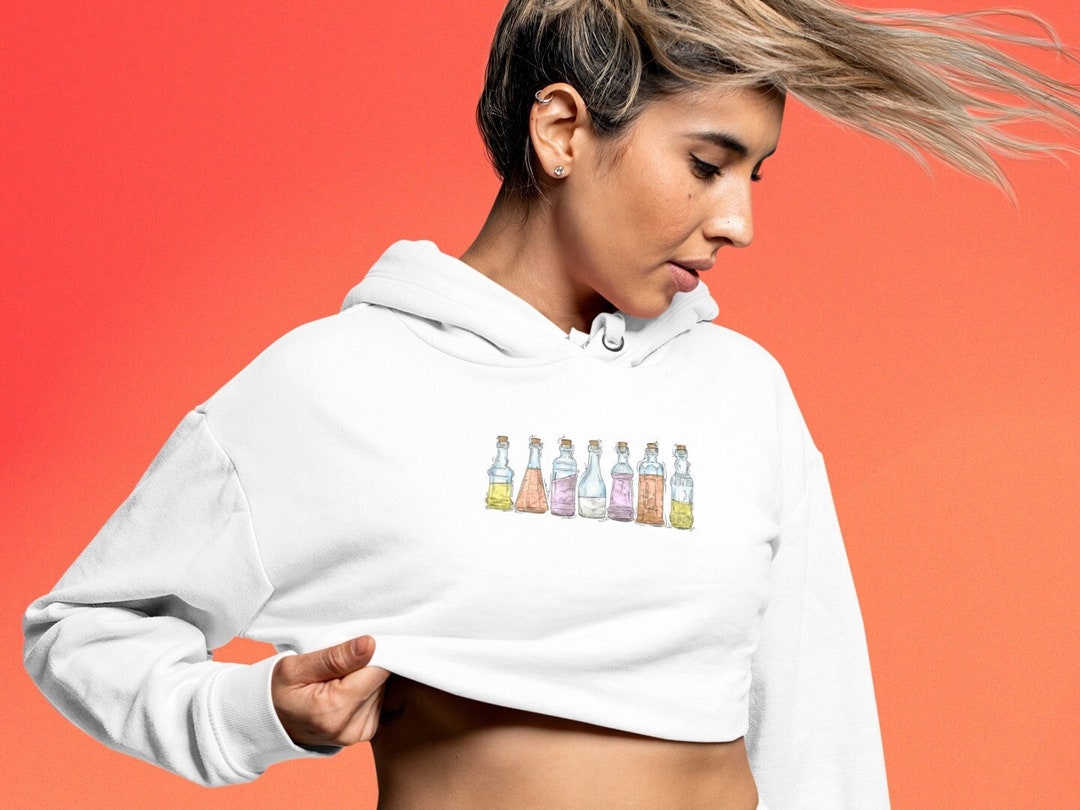 Pangender Pride Flag Cropped Hoodie, Pride Crop Top,subtle Pangender ...