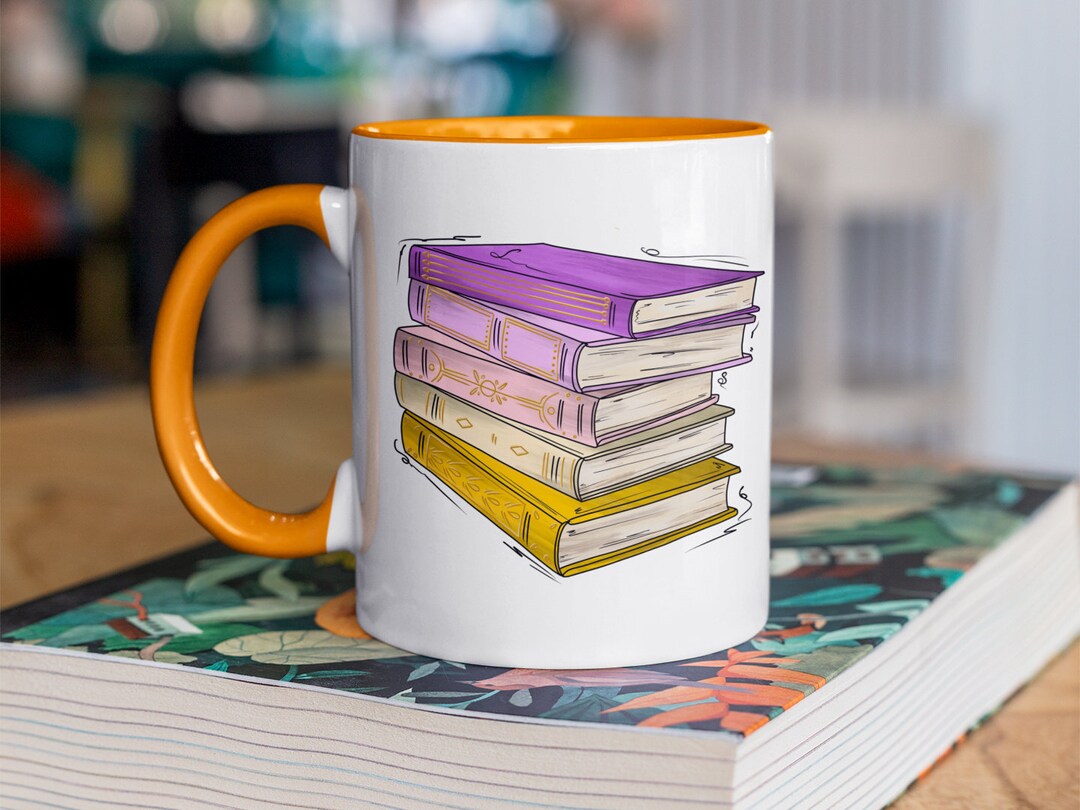 Trixic Pride Old Books Mug, Subtle Pride Decor, Trixic Flag, LGBTQ Gift ...