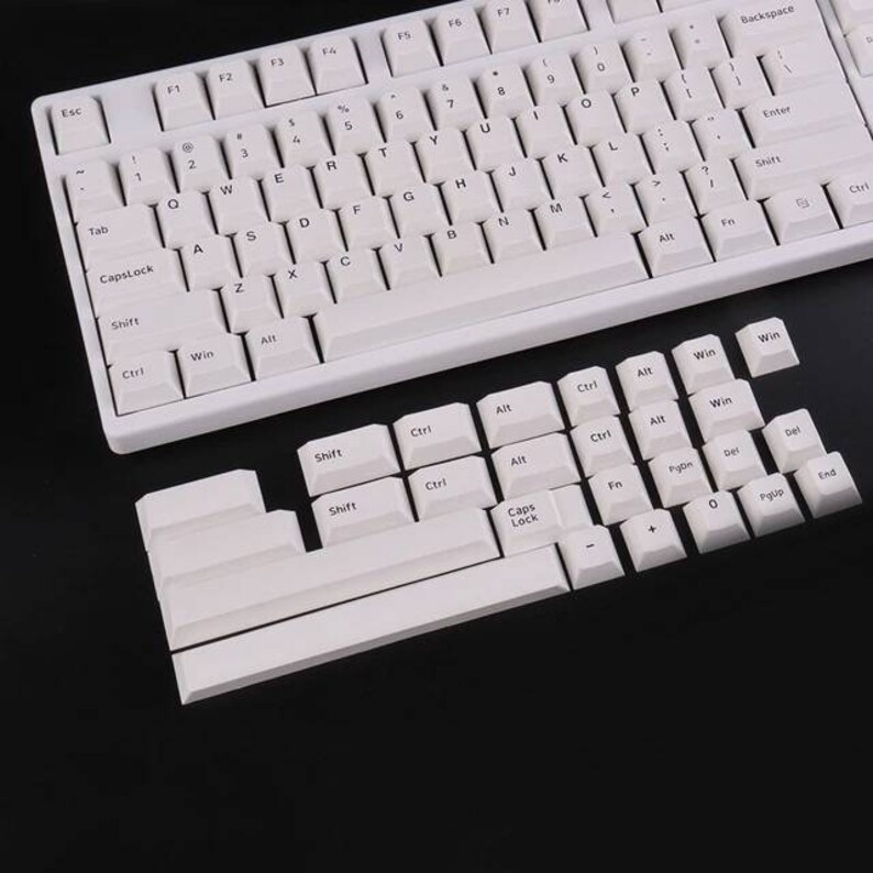 Minimalist Off-White Premium keycaps | Etsy