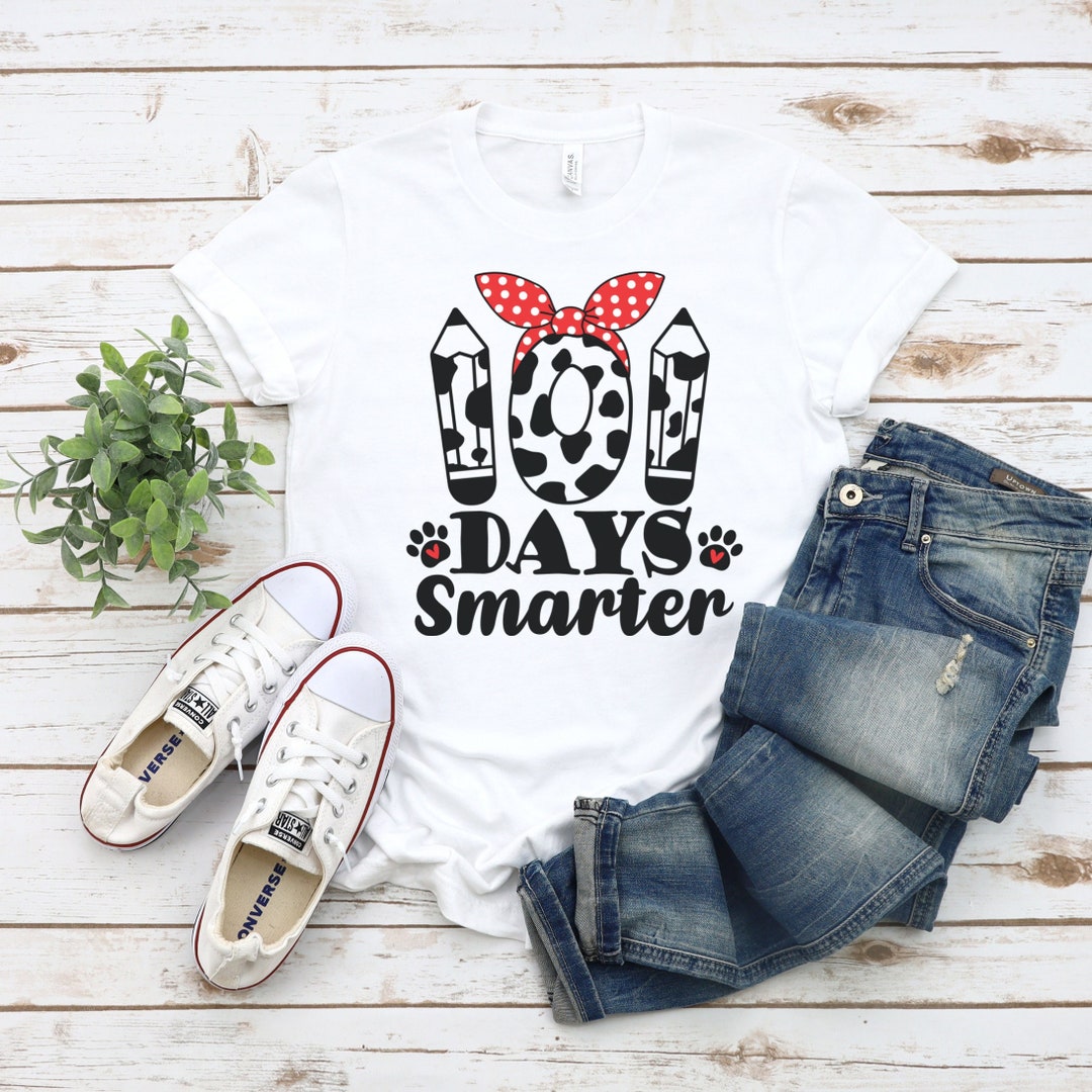 101 Days Smarter 101 Days of School Shirt for Teachers Tee for - Etsy