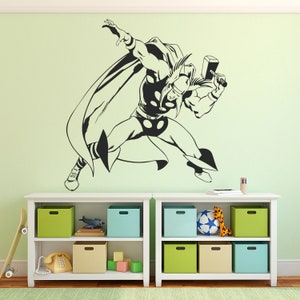 Superhero Wall Decal, Hero Wall Sticker, Comic Strip, Wall Tattoo, Wall ...