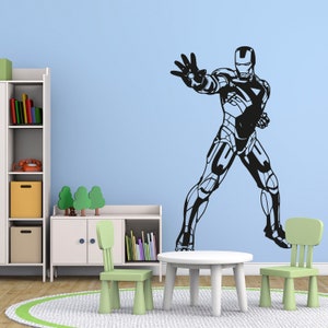 Superhero Wall Decal, Hero Wall Sticker, Comic Strip, Wall Tattoo, Wall ...