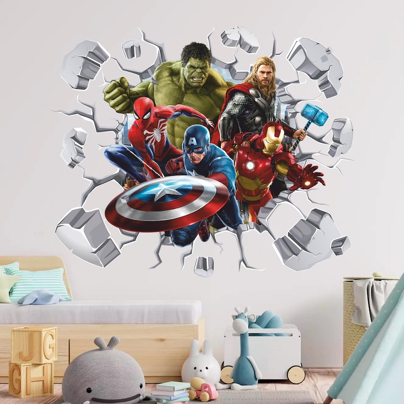 Super Hero Decal - Etsy