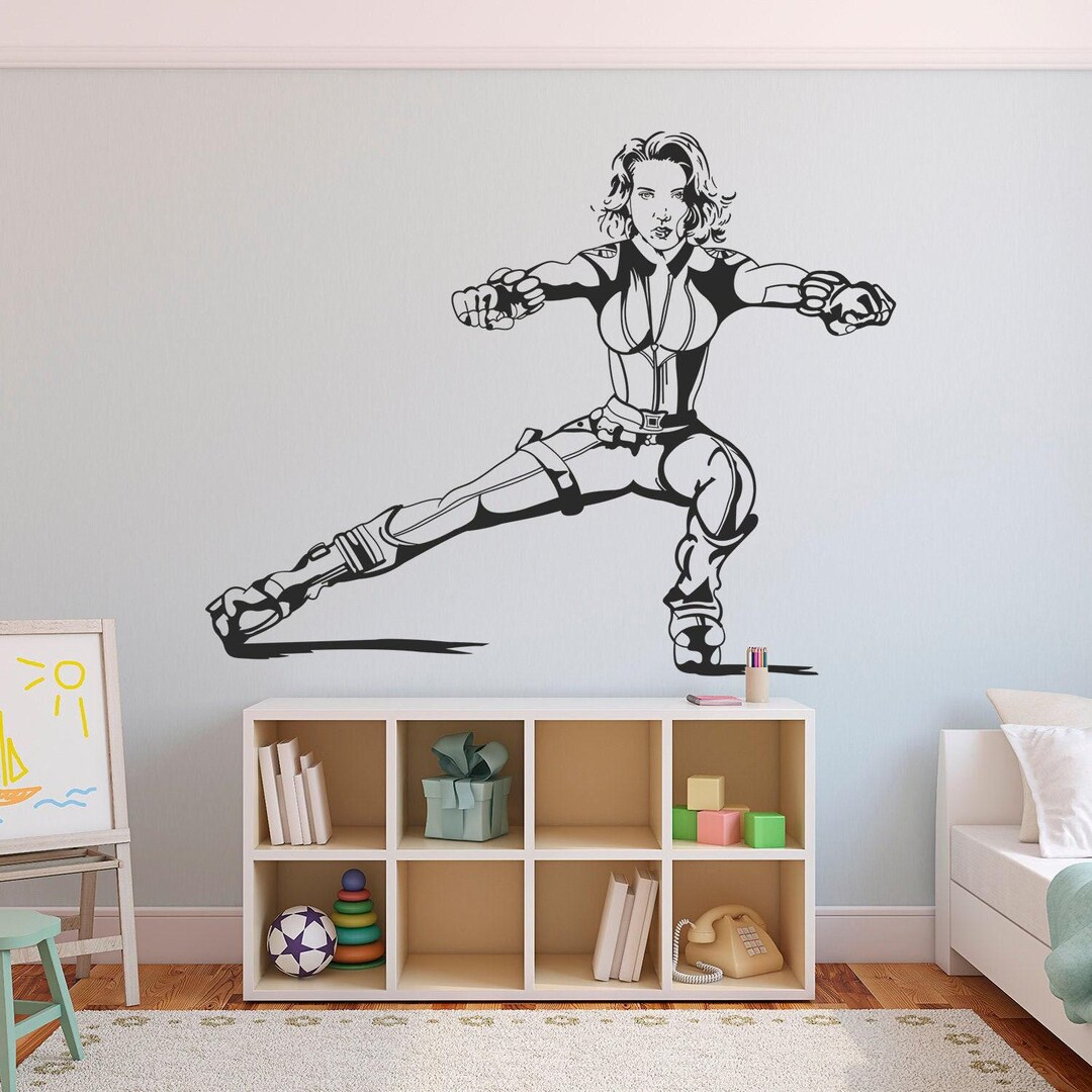 Superhero Wall Decal: Comic Book Hero Wall Tattoo - Etsy