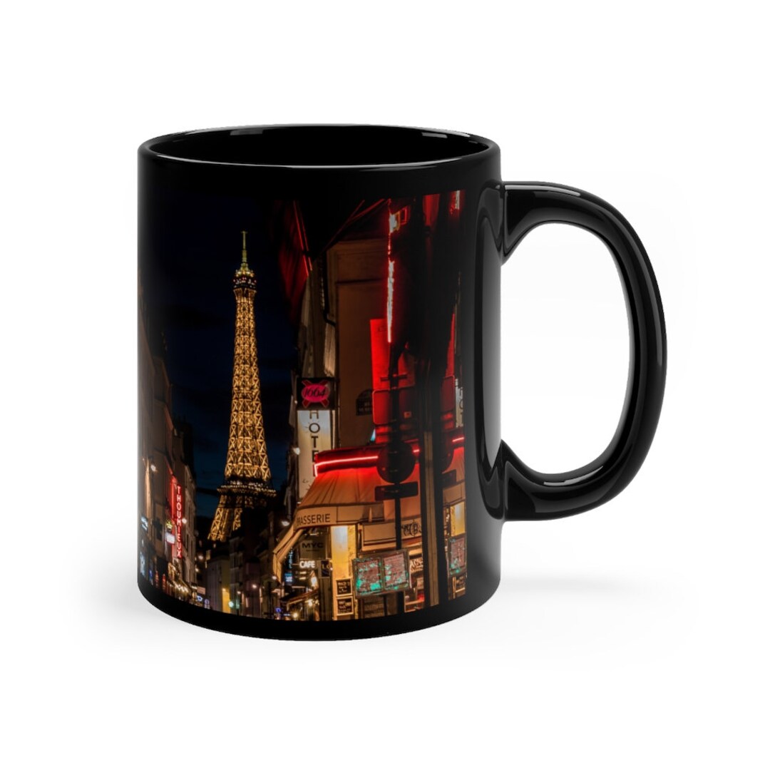 Eiffel Tower Ceramic Coffee Mug Paris Photography Mug Eiffel - Etsy