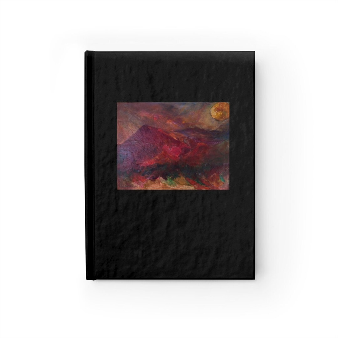 Mountain Art Hardcover Journal, Mountain Landscape Art Sketchbook ...