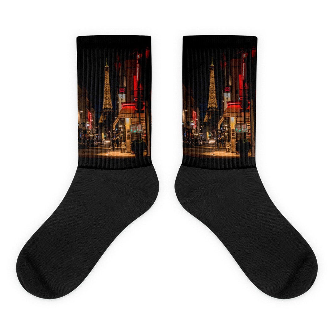 Paris Photography Socks, Eiffel Tower Photo Socks, Paris Print Socks ...
