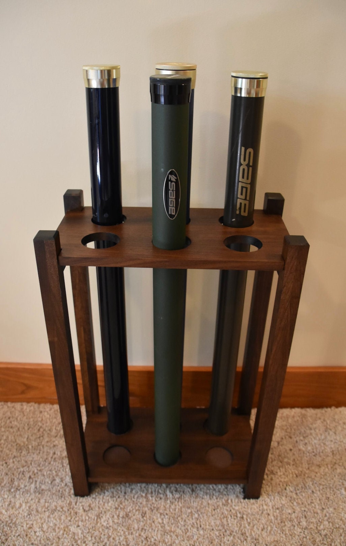 Fly Rod Tube Stand - Etsy