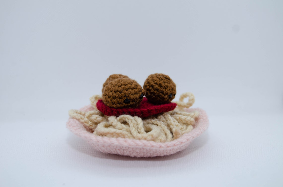 Crochet Spaghetti Custom Delicious Pasta Amigurumi Cute Yarn - Etsy