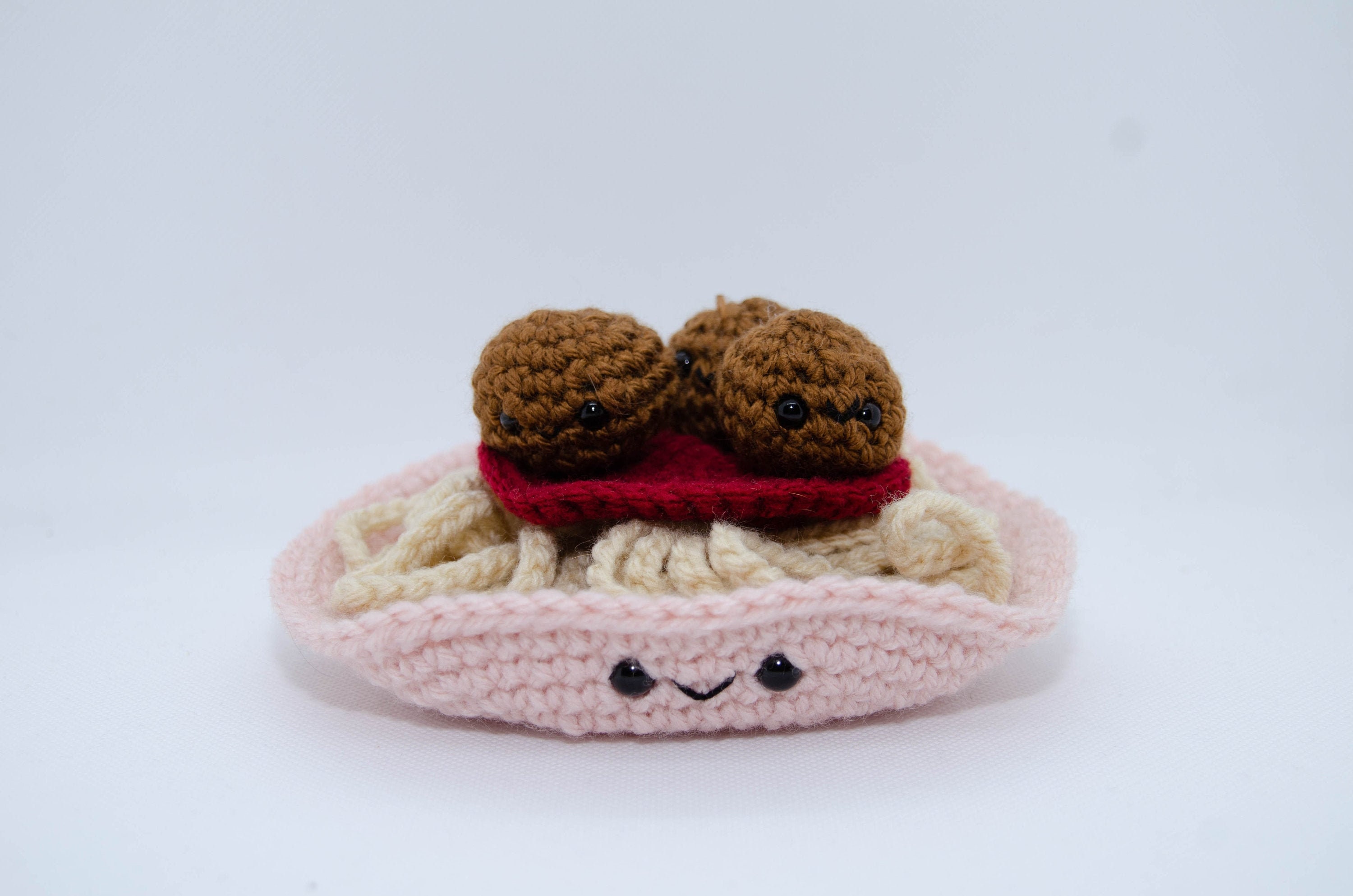 Crochet Spaghetti - Custom Delicious Pasta Amigurumi Cute Yarn Italian ...