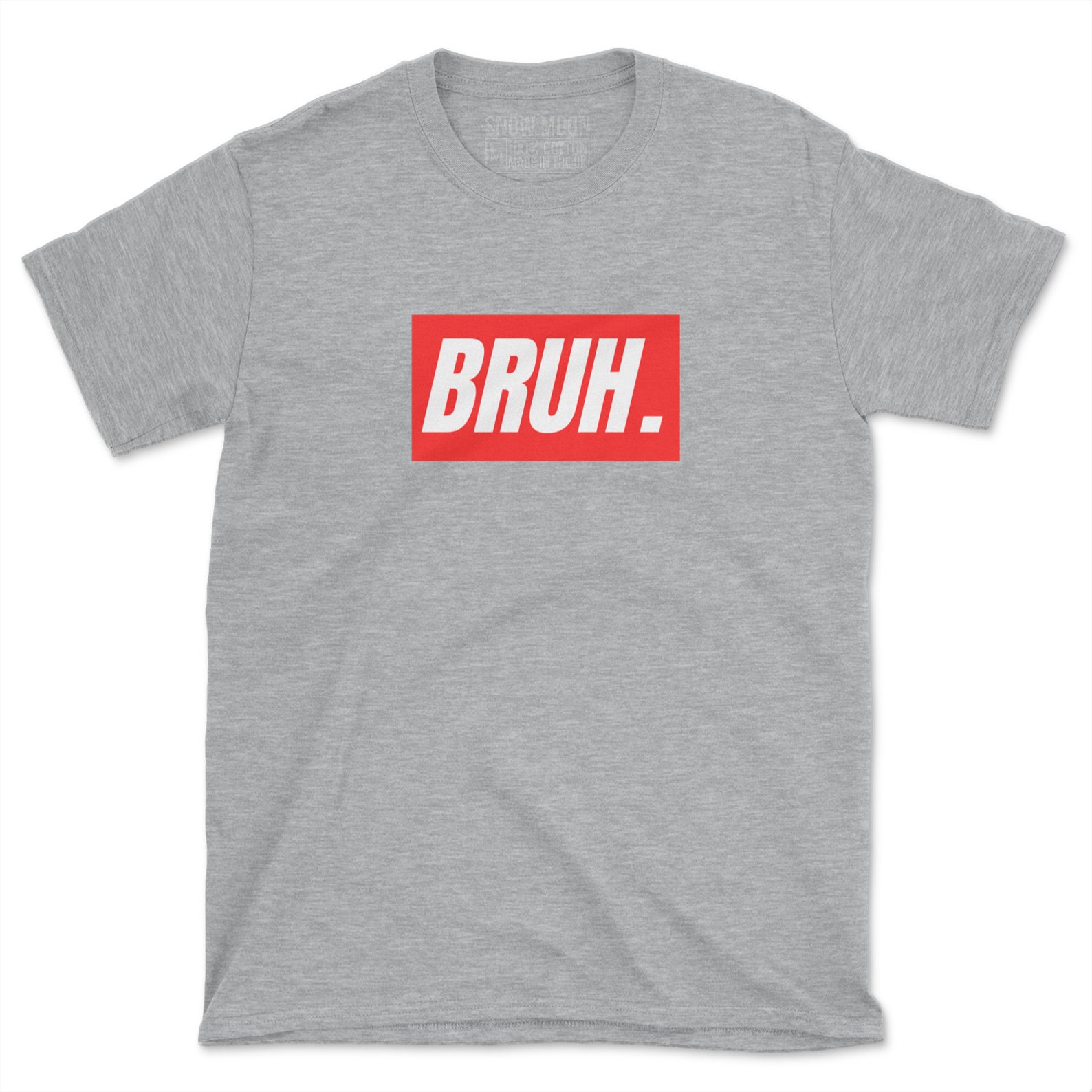 BRUH SHIRT / Bruh Logo Graphic T-shirt / Bruh Slogan Tee / - Etsy