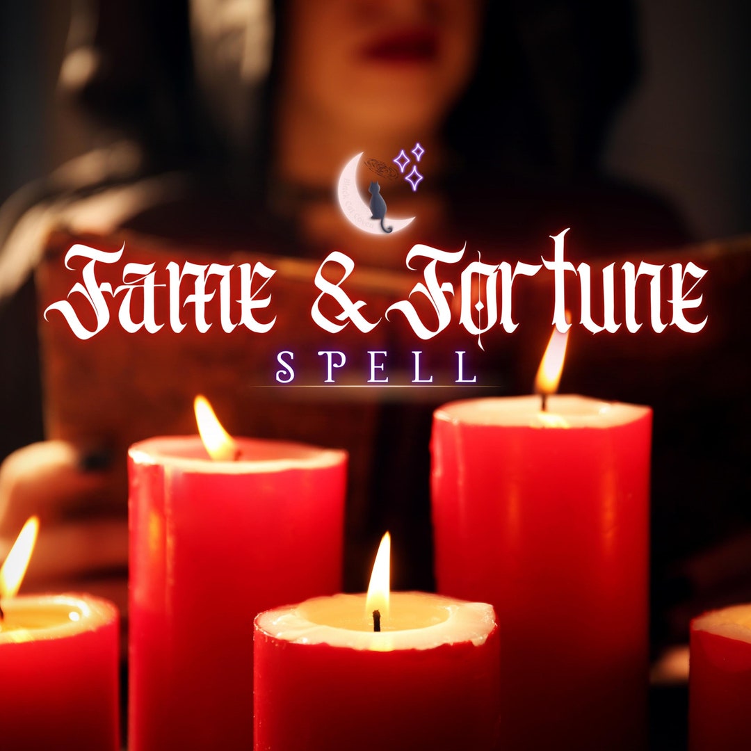 FAME & FORTUNE SPELL Where Dreams Become Reality - Etsy Australia