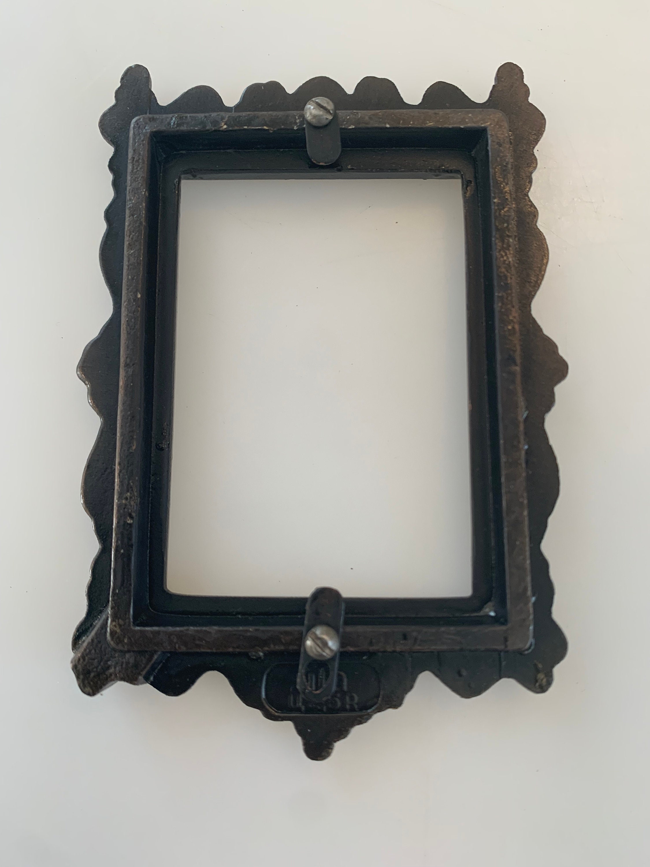 Vintage Soviet Era Decorative Photo Frame Made in USSR Metal Copper ...