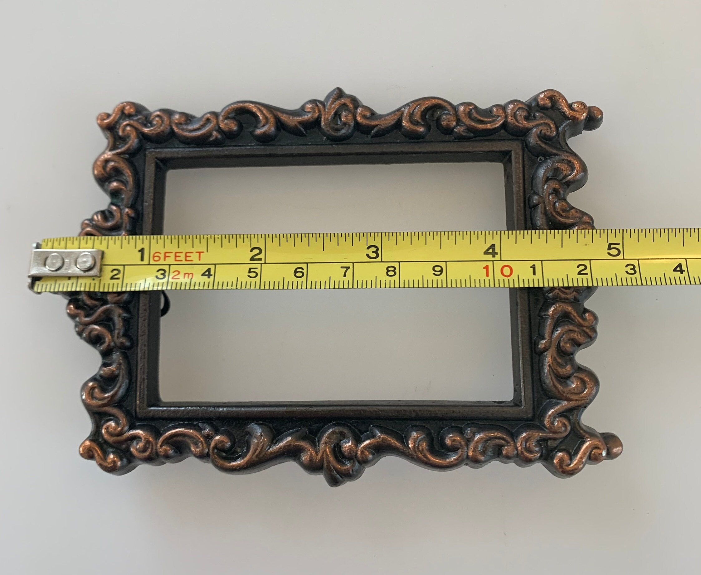 Vintage Soviet Era Decorative Photo Frame Made in USSR Metal Copper ...