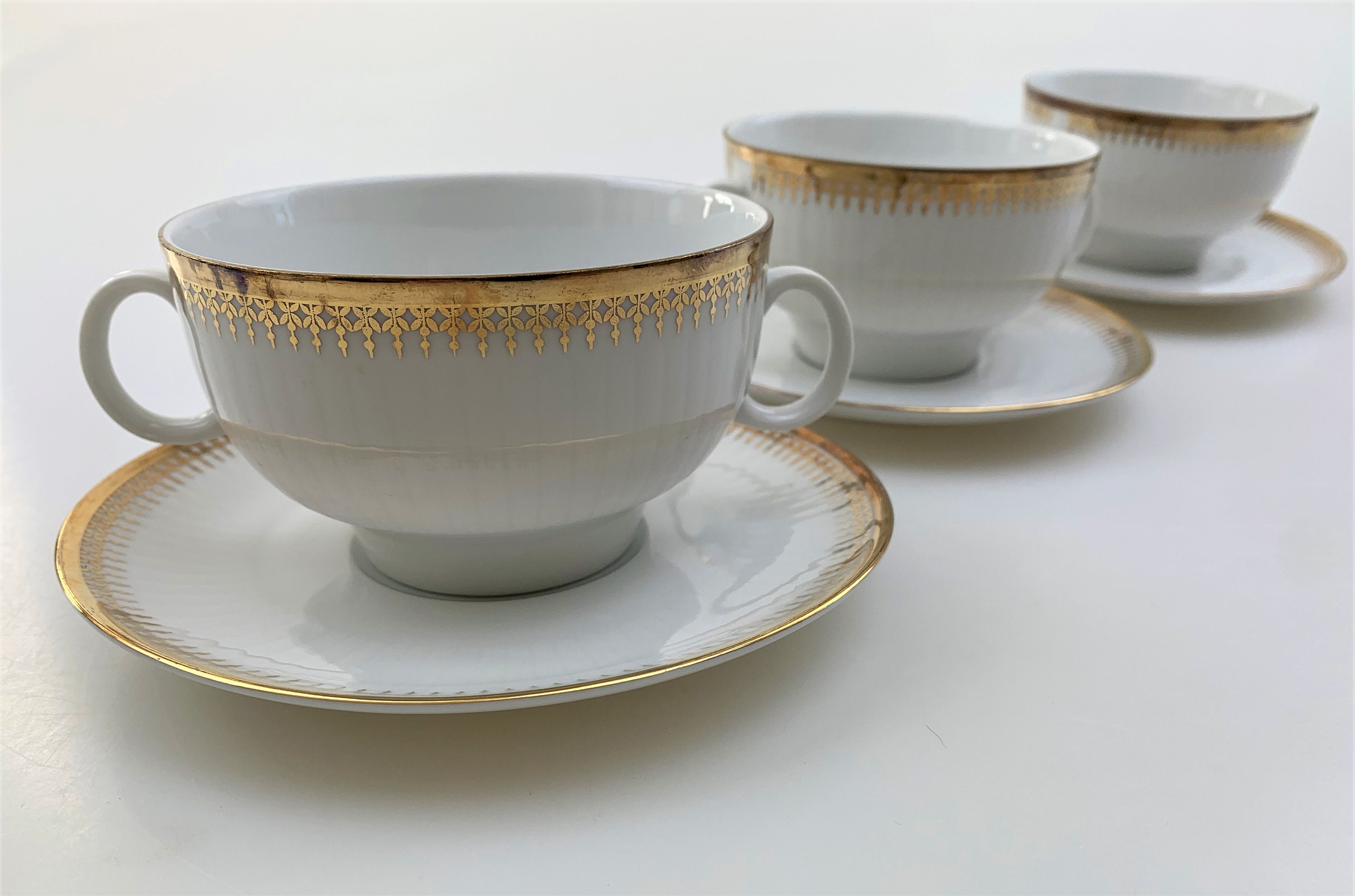 Vintage Winterling Bavaria Kirchenlamitz Soup Bowl & Saucer Plate Set ...
