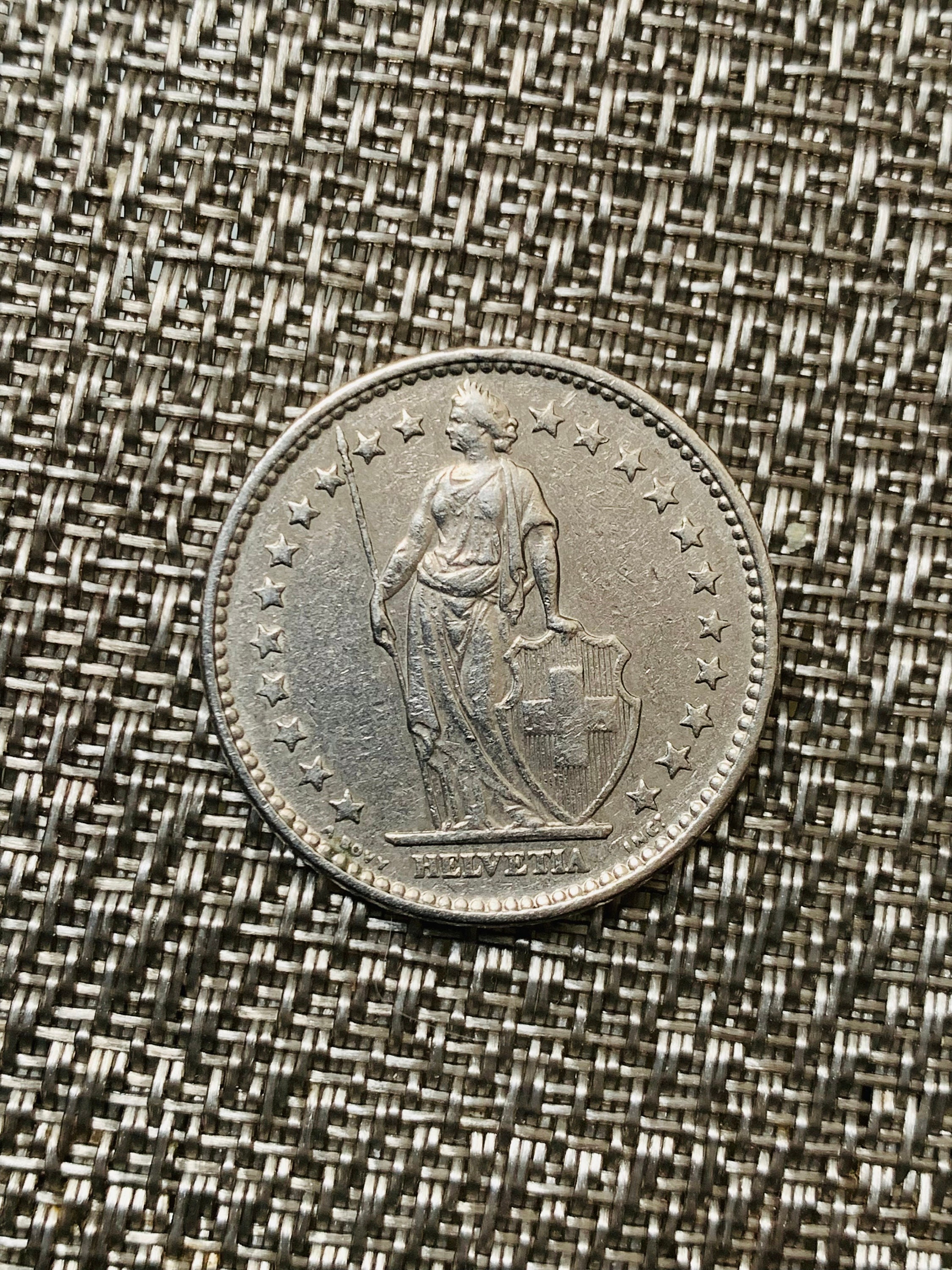 1968 B SWITZERLAND 2 Francs Coin - Etsy