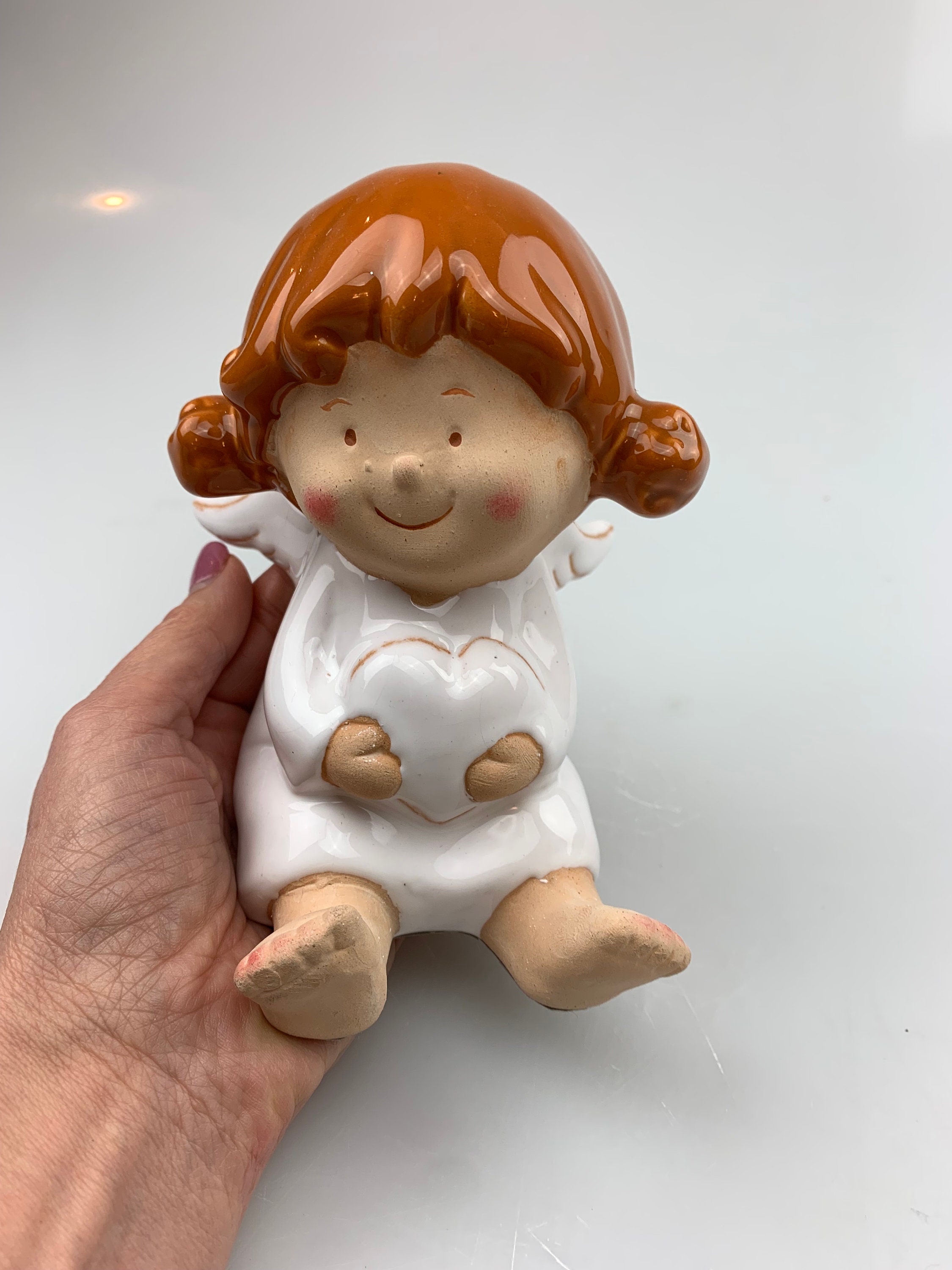 Vintage Angel Figurine Tabletop Angel Decor Angel Girl Statue - Etsy