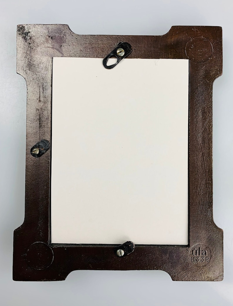 Vintage Soviet Photo Frame Metal Wall Photo Frame Made in USSR 1970s - Etsy