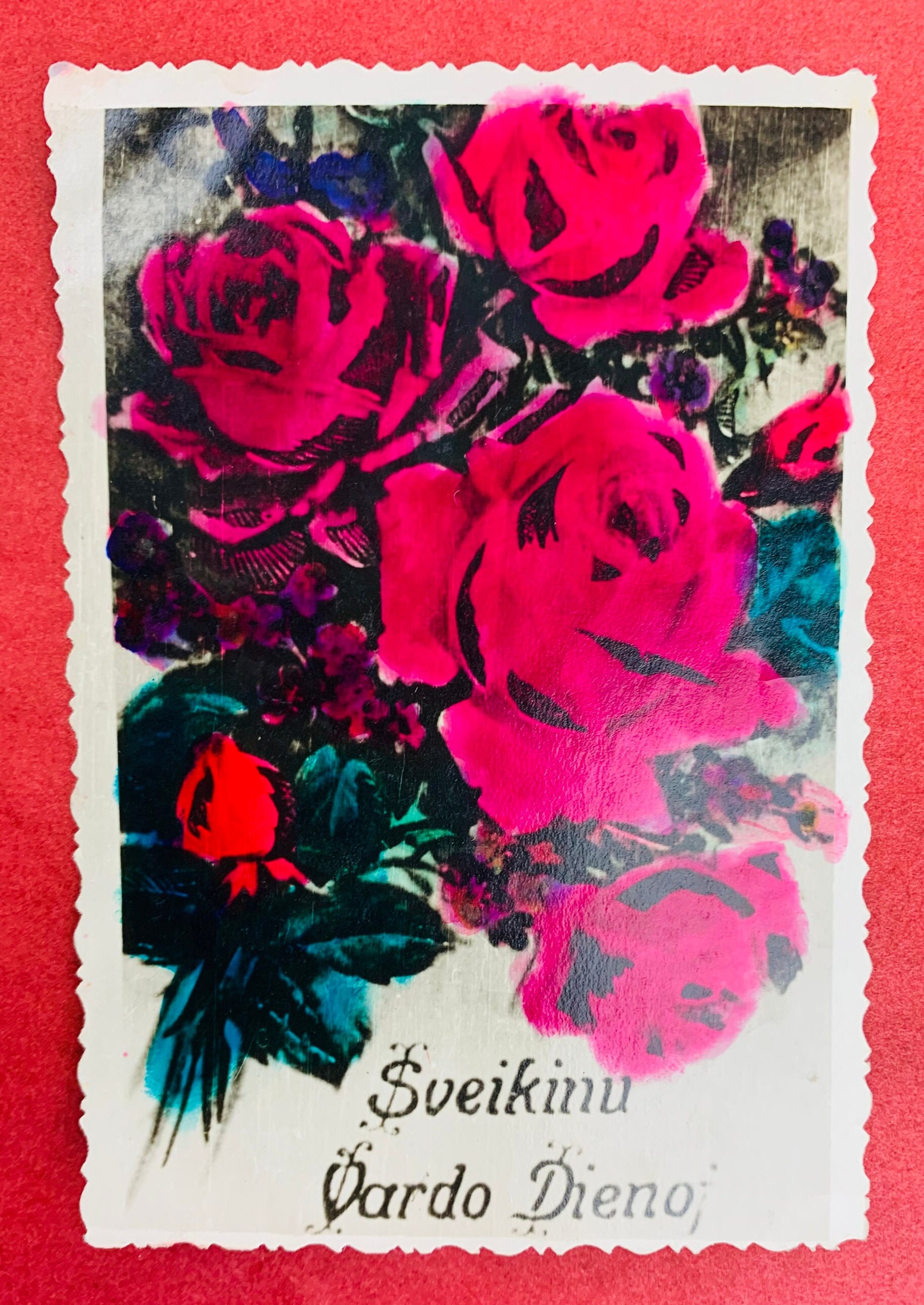 Opera Invitation Postcard with a Child and a Cat from Soviet Times ...