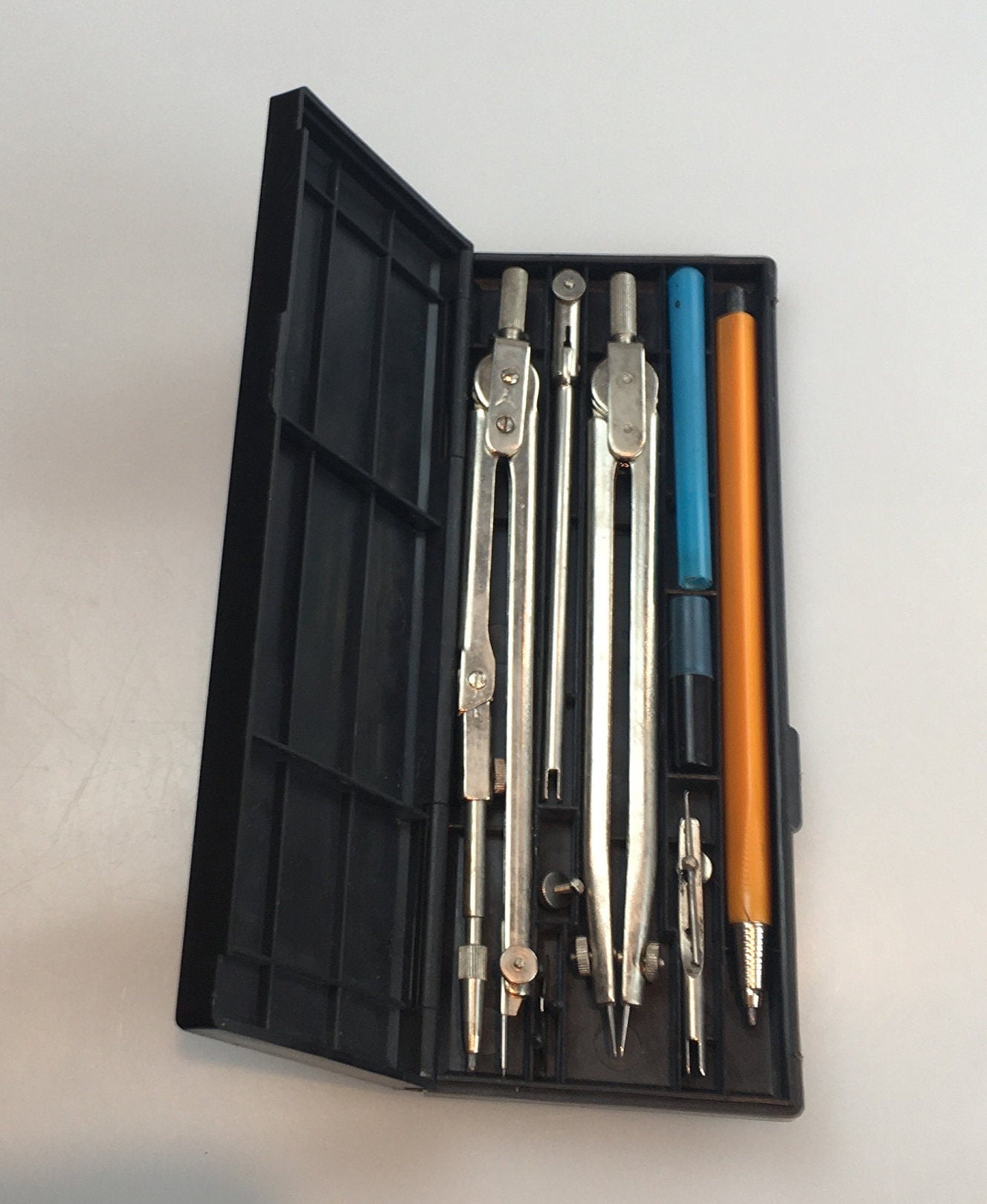 Vintage Soviet Drafting Tools Set Mechanic Measuring Tools ...