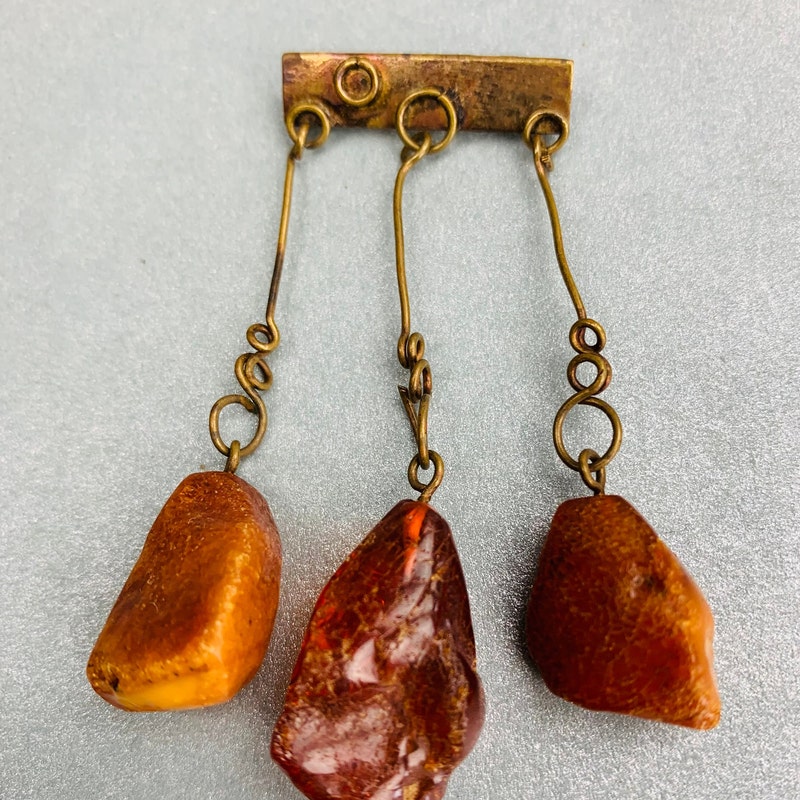 Amber Pin - Etsy