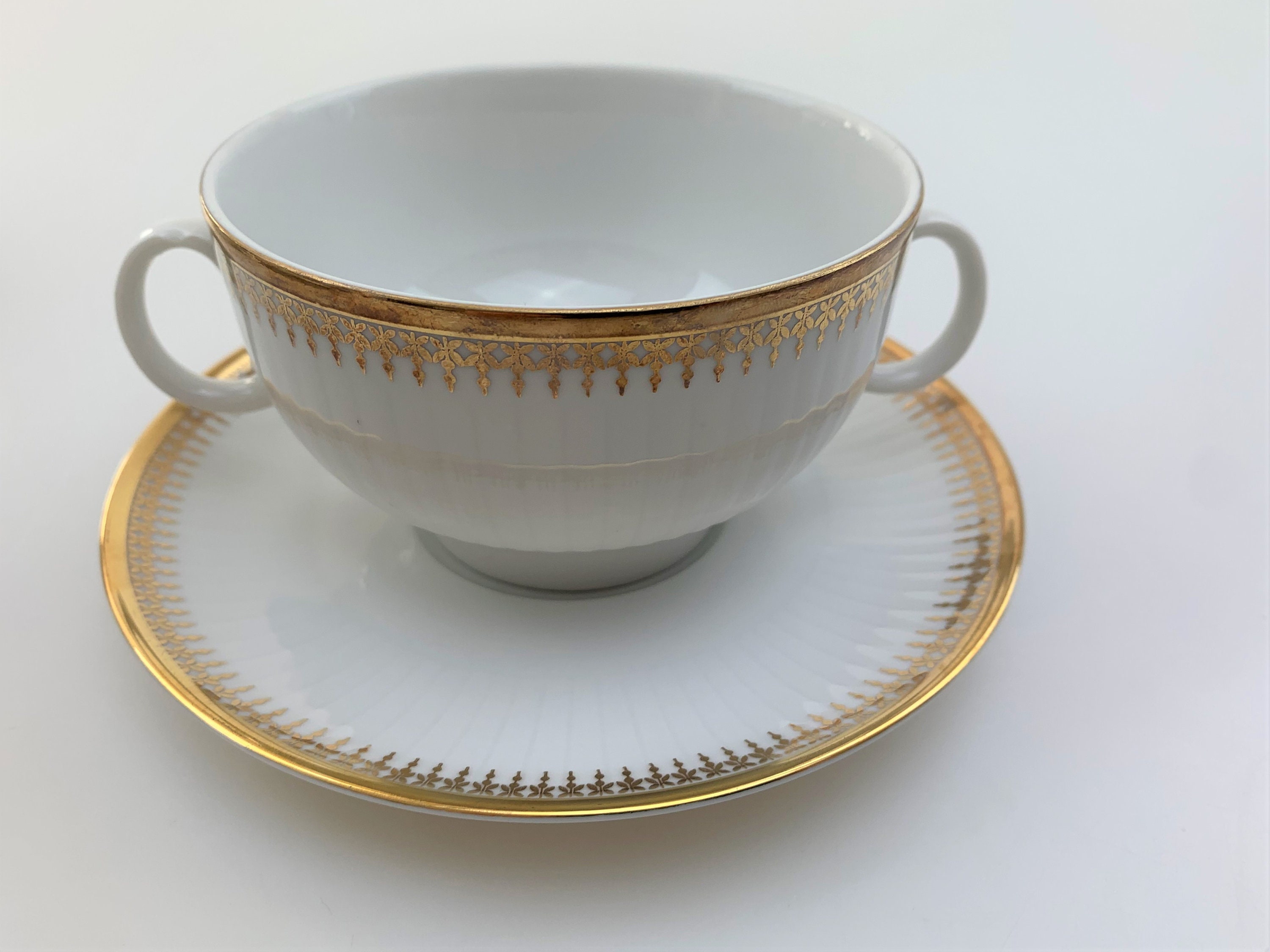 Vintage Winterling Bavaria Kirchenlamitz Soup Bowl & Saucer Plate Set ...