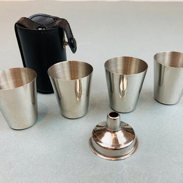 Vintage Metal Cups - Etsy