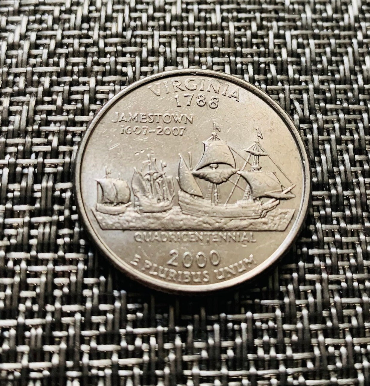 Quarter Dollar Virginia 2000 P US Coin - Etsy