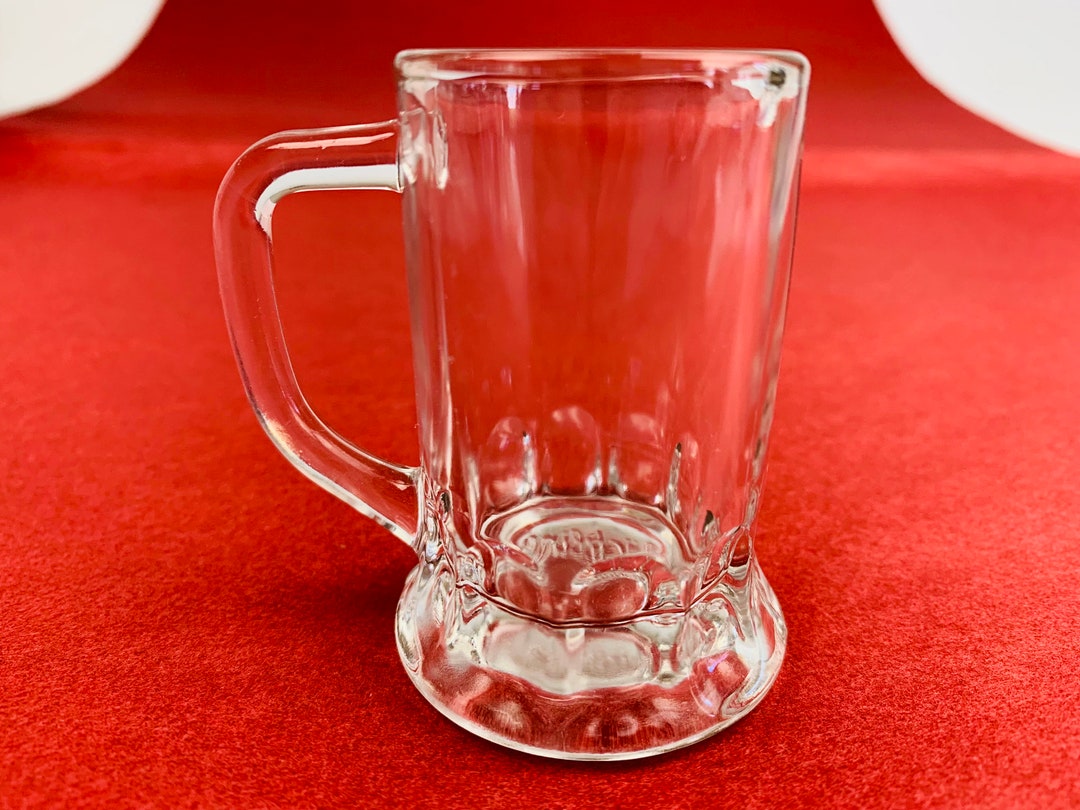 VINTAGE Glassware Shot Glasses Set of 6 With Mug Handles Barware ...