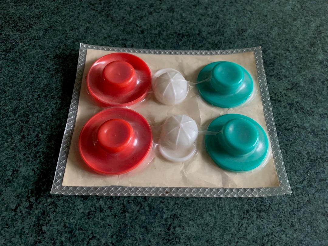 Vintage Set of Hat Shaped 6 Psc Bottle Caps Made in the USSR 1980s - Etsy