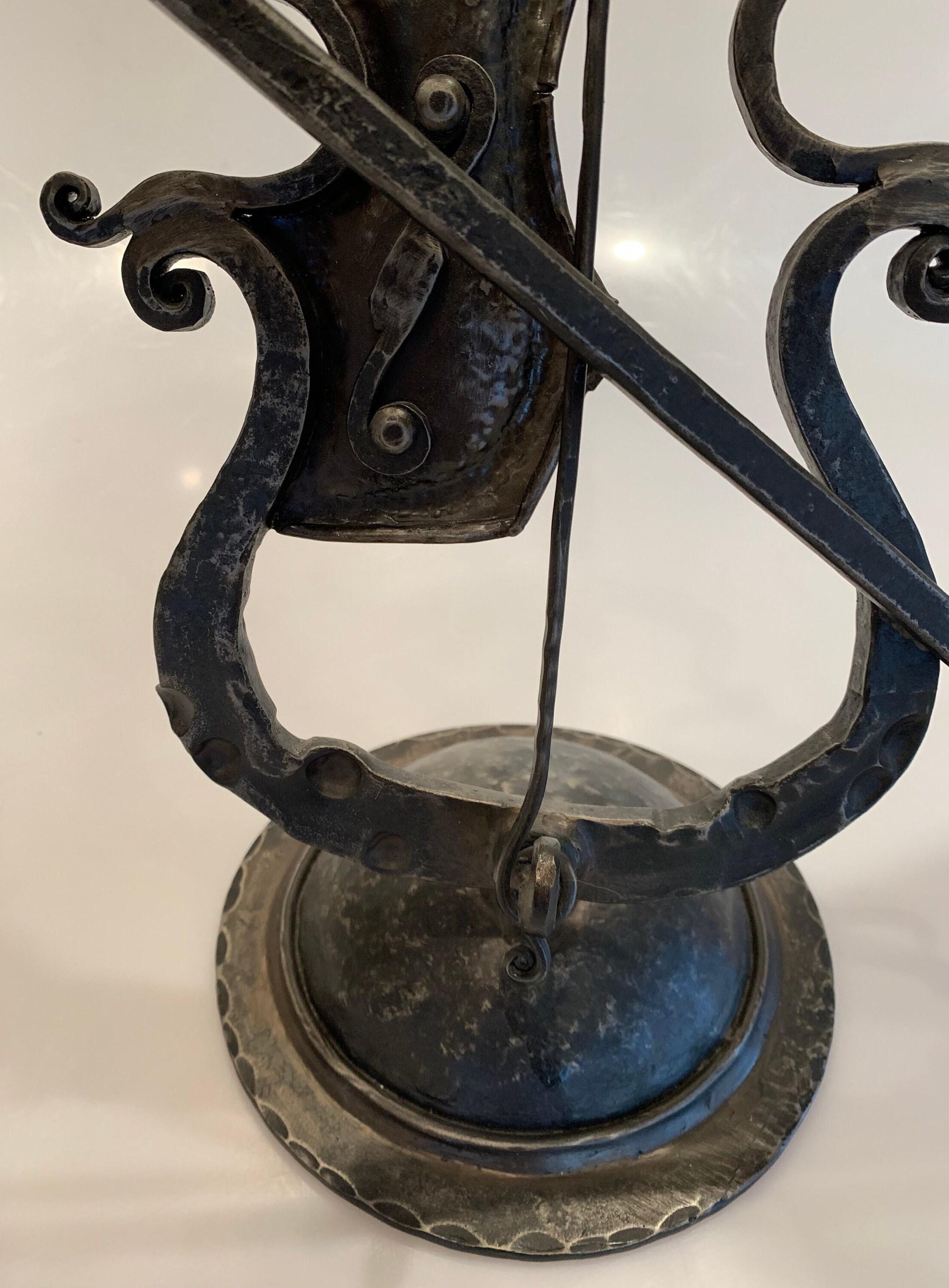 Hand Forged Iron Violin Metal Violin Home Decor Unique Gift for ...