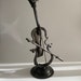 Hand Forged Iron Violin Metal Violin Home Decor Unique Gift for ...