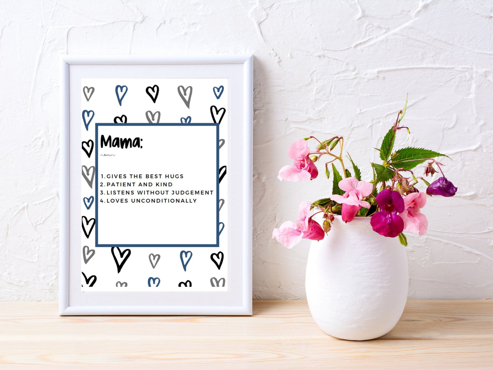 Mama Definition Printable Word Art, Mothers Day Gift, Mother Quote ...