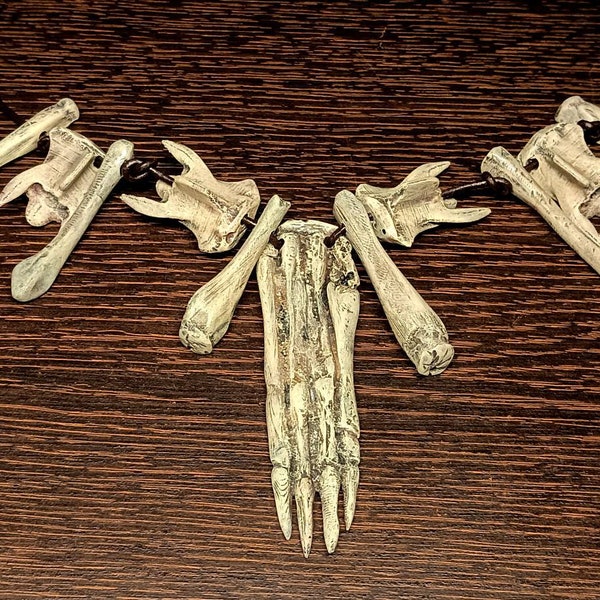 Tribal Bone Necklace - Etsy