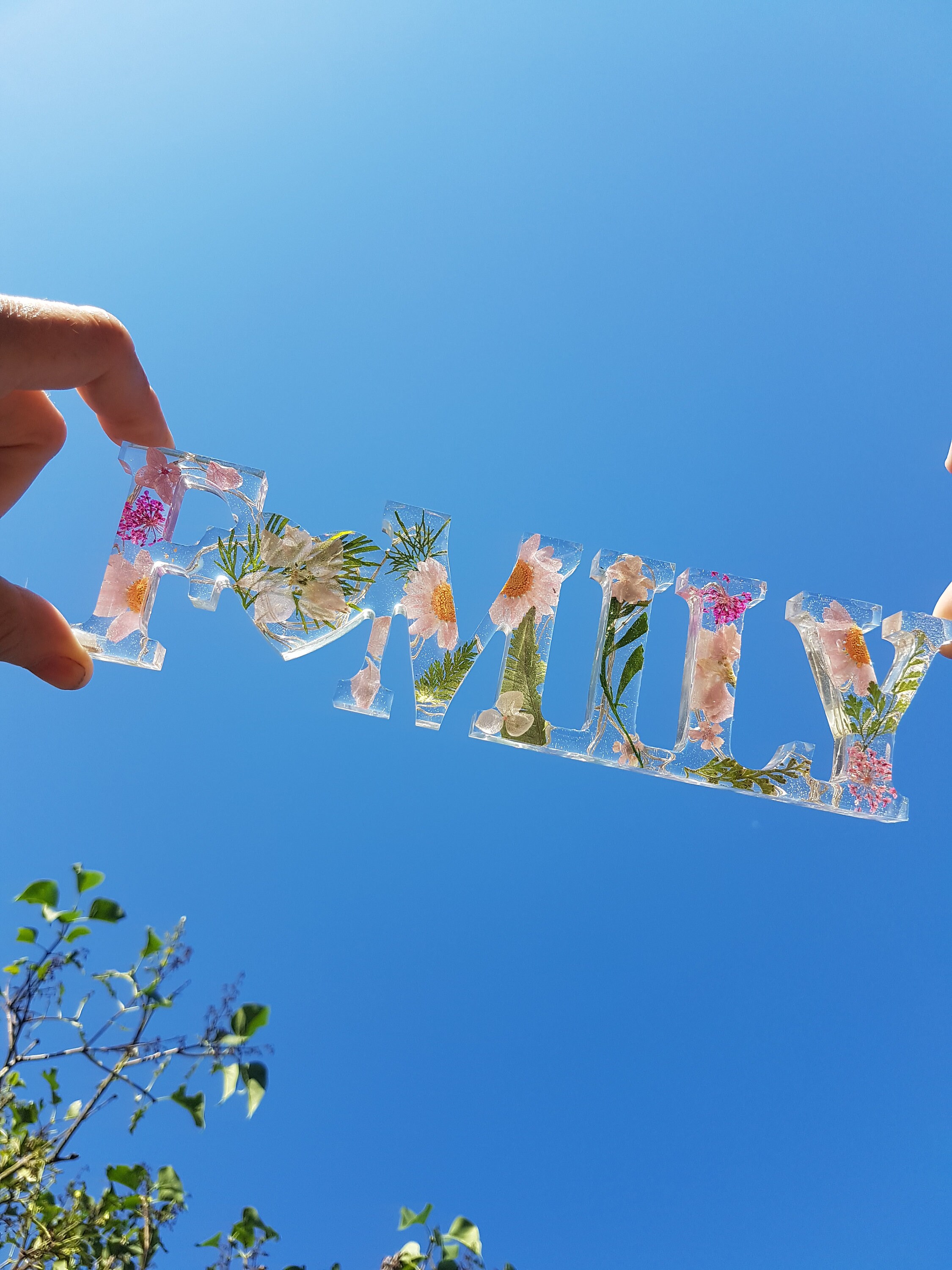 Personalised Freestanding Resin Sign Resin Word Plaque | Etsy