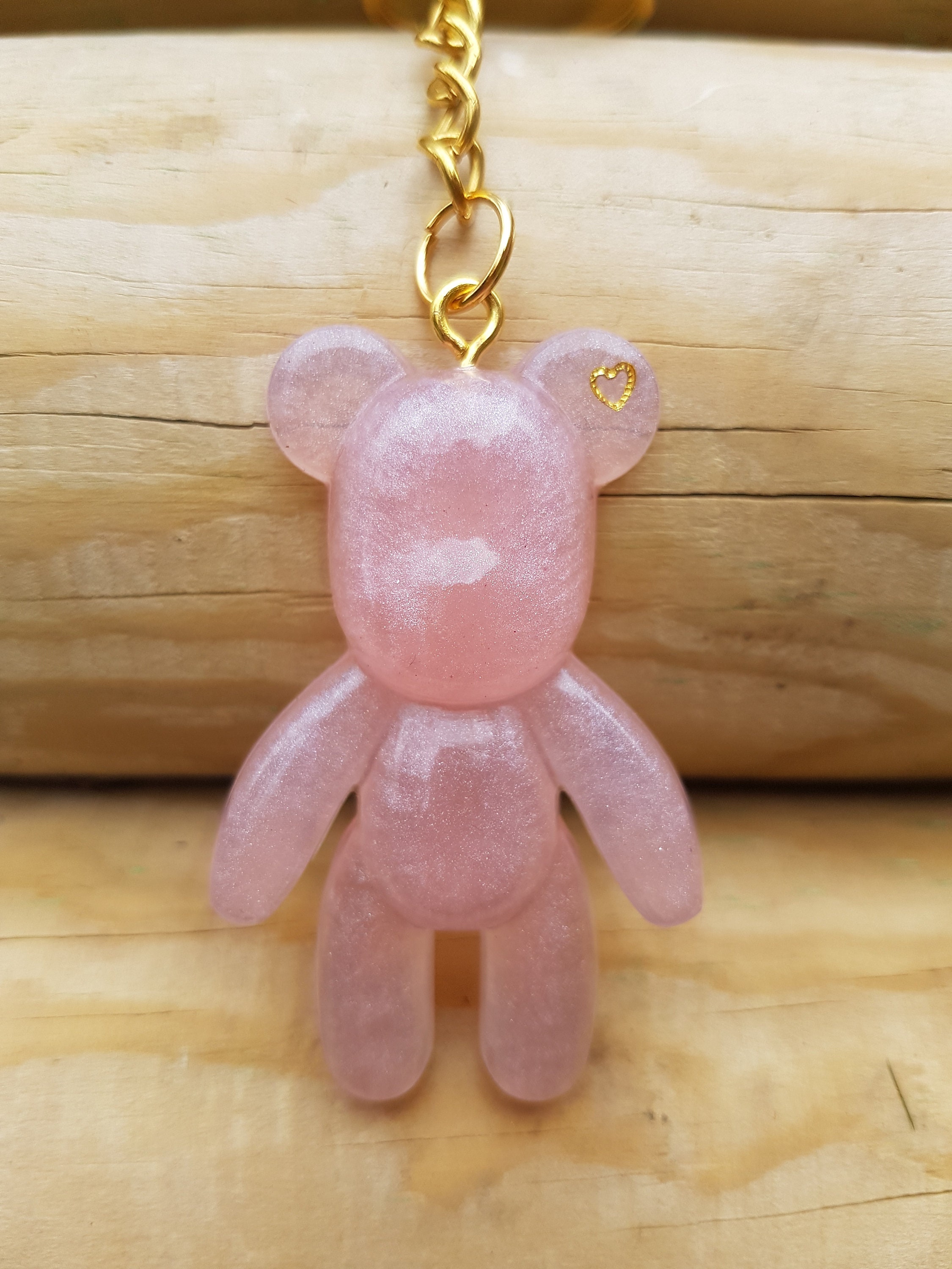 Resin Teddy Bear Keyring Resin Gummy Bear Keyring Bear | Etsy